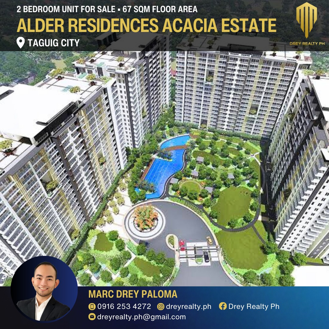 2 Bedroom in Alder Residences in Acacia Estate in Taguig City, FOR SALE ...