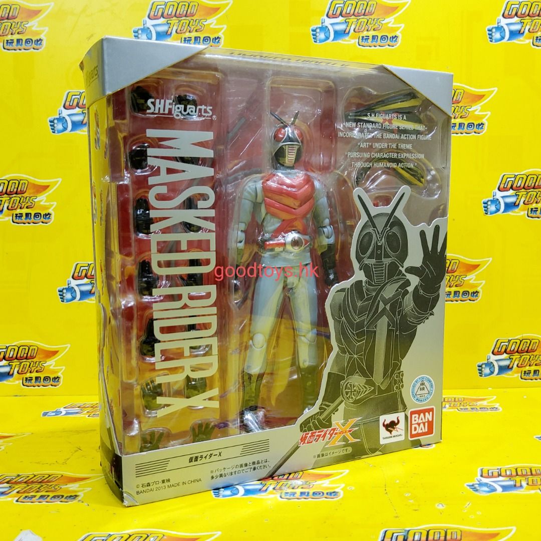中古已開封 BANDAI SHF MASKED RIDER X 幪面超人 X, 興趣及遊戲, 玩具 & 遊戲類 - Carousell