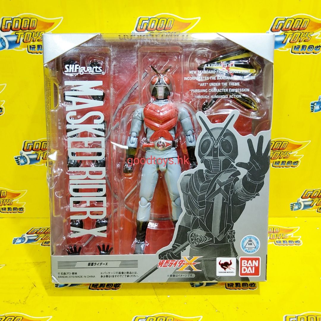 中古已開封 BANDAI SHF MASKED RIDER X 幪面超人 X, 興趣及遊戲, 玩具 & 遊戲類 - Carousell