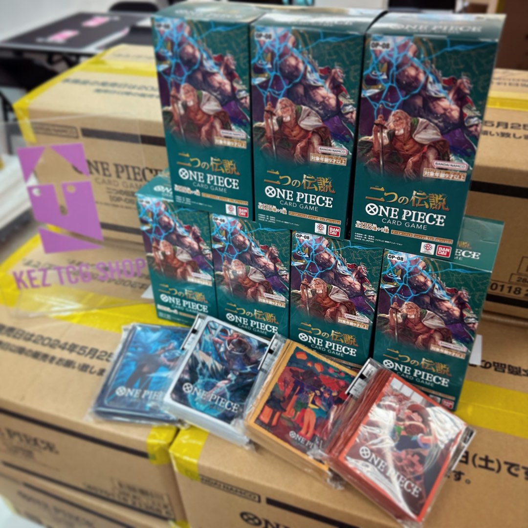 [現貨] One Piece Card Game OP08 傳說之二人 Booster 補充包 及 OnePiece 卡套, 興趣及遊戲 ...