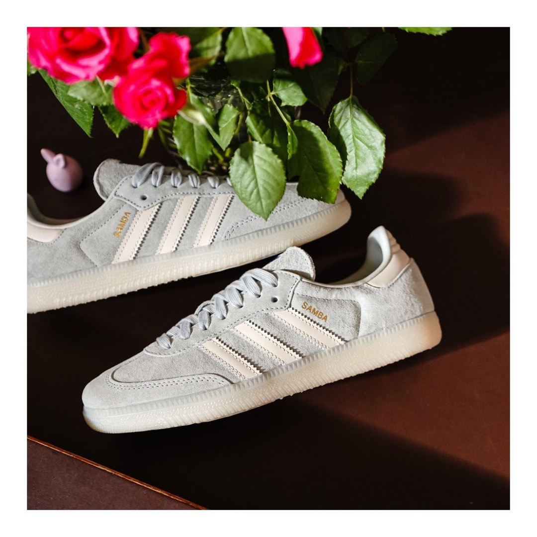 adidas Samba OG 'Wonder Silver / Chalk White / Off White'., Men's ...