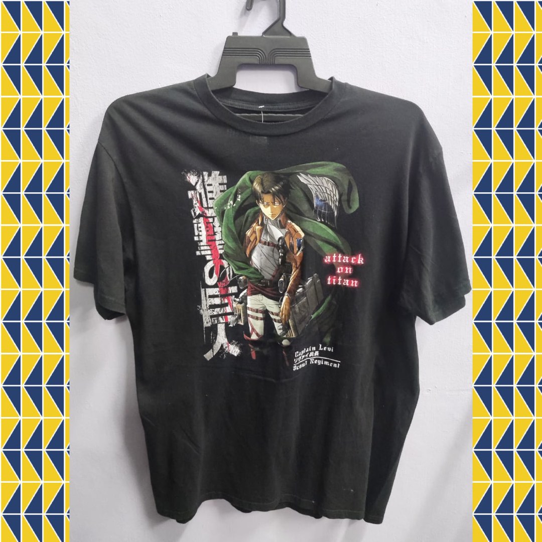 Attack on titan tag ripple junction, Men's Fashion, Tops & Sets ...