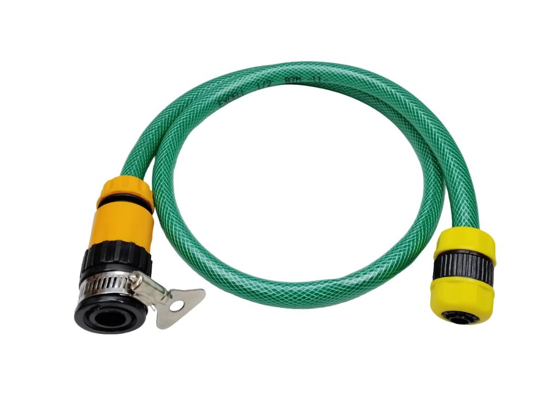 AUTOMATIC WASHING MACHINE/ GARDEN HOSE EXTENSION, UNIVERSAL TAP ADAPTER ...