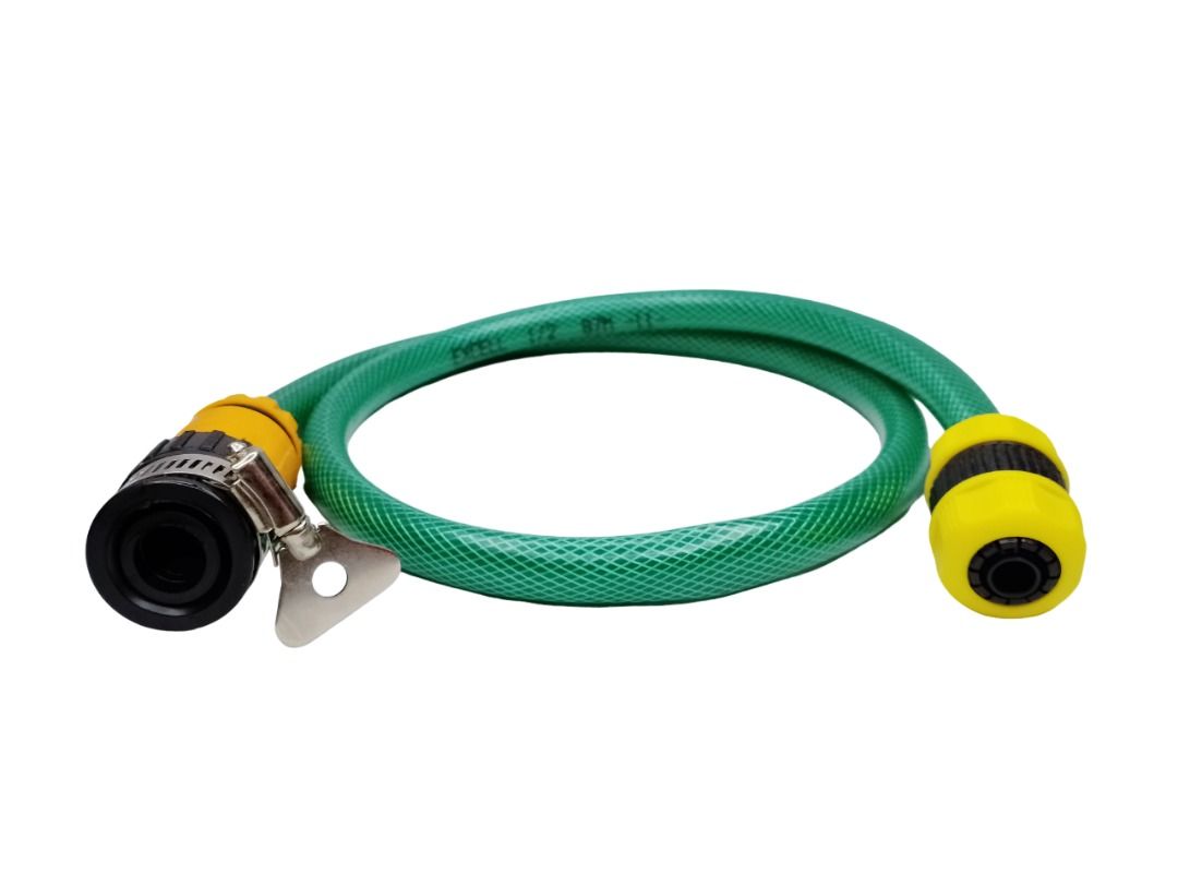 AUTOMATIC WASHING MACHINE/ GARDEN HOSE EXTENSION, UNIVERSAL TAP ADAPTER ...