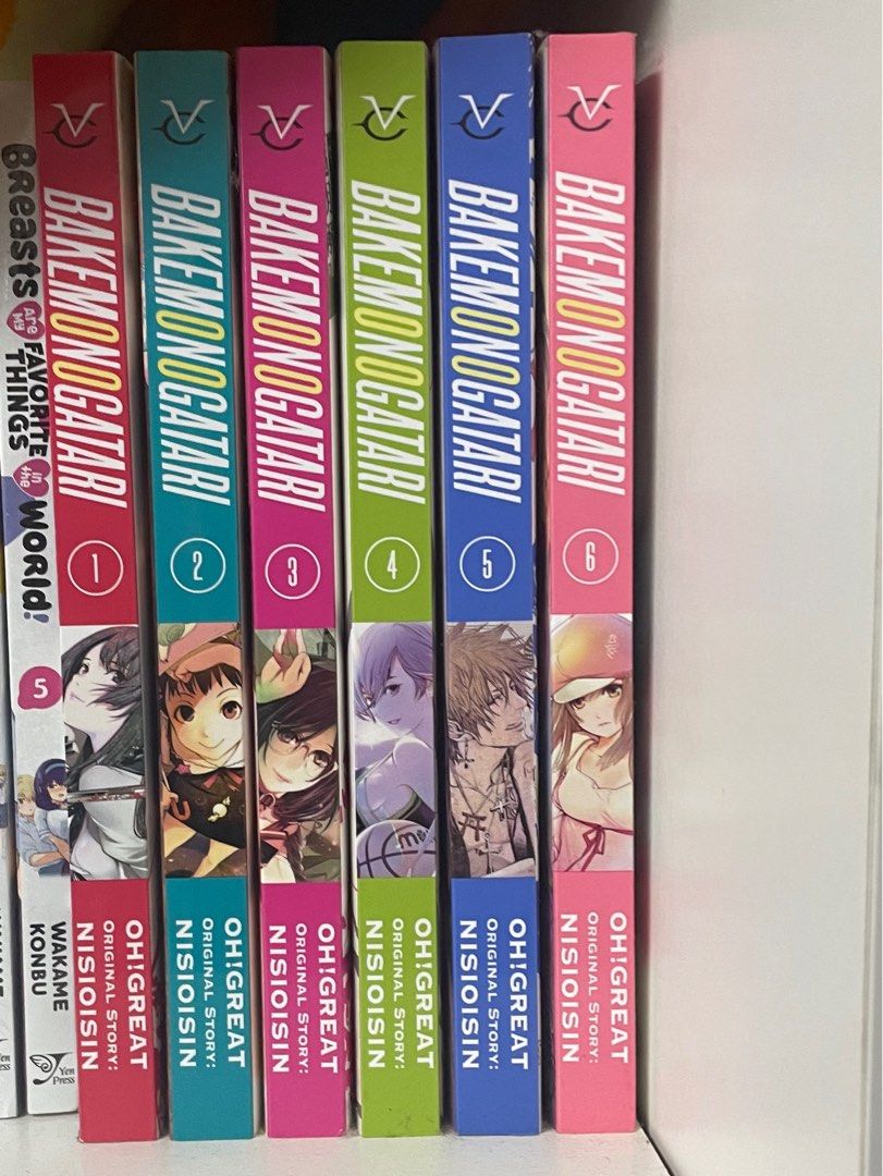 Bakemonogatari english manga set, Hobbies & Toys, Books & Magazines ...