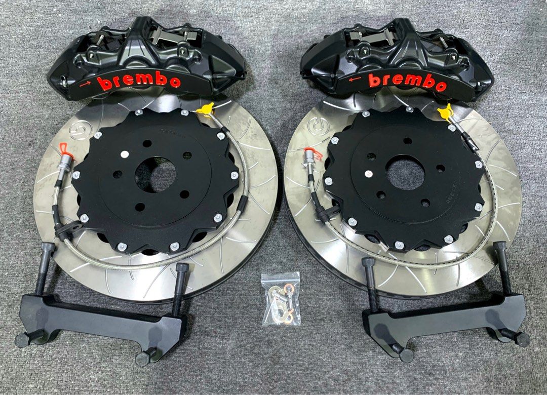 REFURBISHED BREMBO GT6 6 POT BIG BRAKE KIT VW GOLF GTI MK5 MK6 MK7 ...