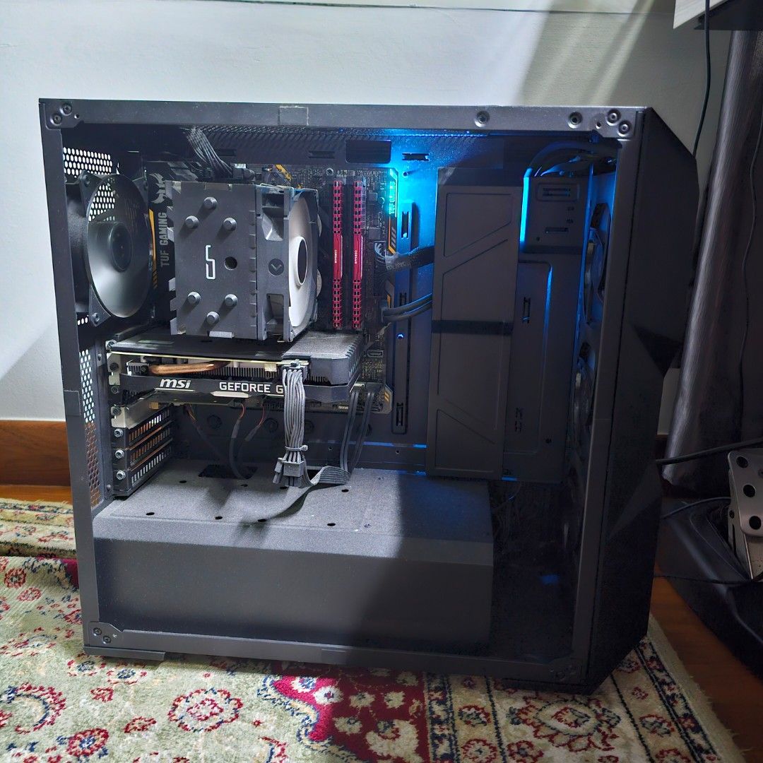 Budget Custom Gaming PC Intel Core i7-8700 GTX 1660 Ti 650w 80 Plus ...
