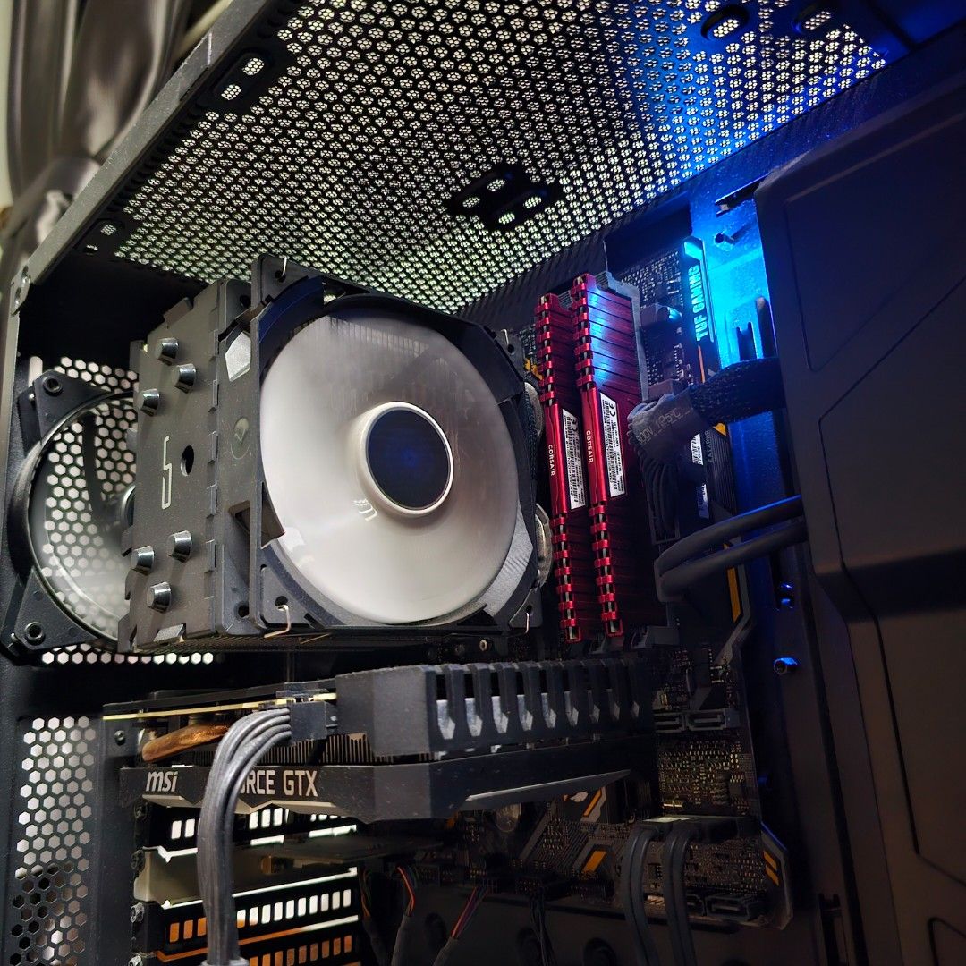 Budget Custom Gaming PC Intel Core i7-8700 GTX 1660 Ti 650w 80 Plus ...
