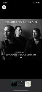 Cigarettes After Sex Tickets CAS Concert Tickets Standing Pen A Feb ...