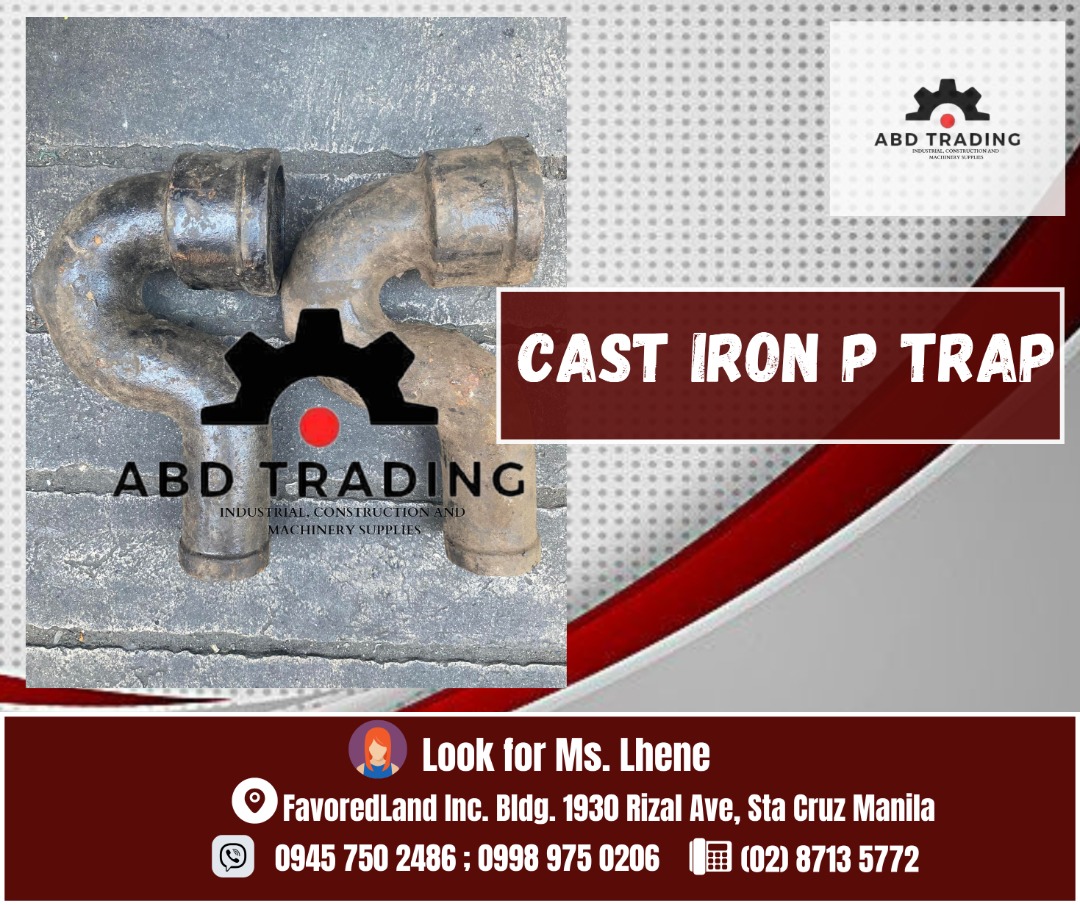 CAST IRON P-TRAP, Commercial & Industrial, Construction Tools ...