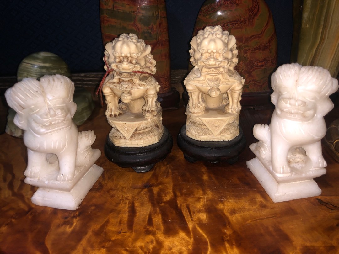 Chinese Temple Guardian Lion/Foo Dogs, Hobbies & Toys, Memorabilia ...