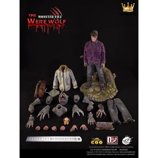 COO MODEL x OuZhiXiang 1/6 Scale Monster Archive Files Series Second ...