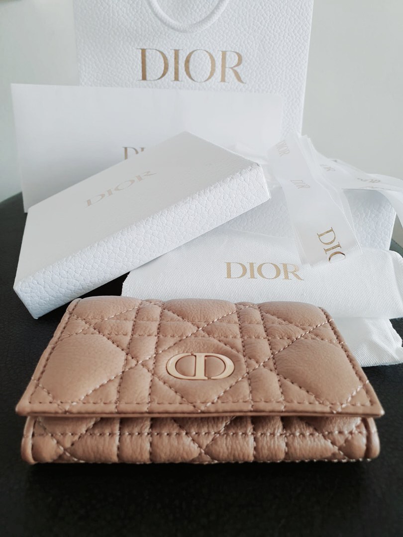 Dior Caro Wallet, Luxury, Bags & Wallets on Carousell