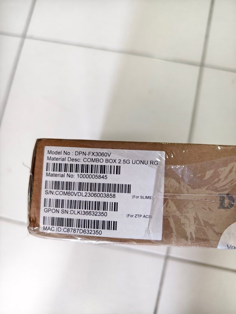 D-Link AX3000 DPN-FX3060V COMBO BOX MESH WIRELESS GATEWAY 2.5G UONU RG ...