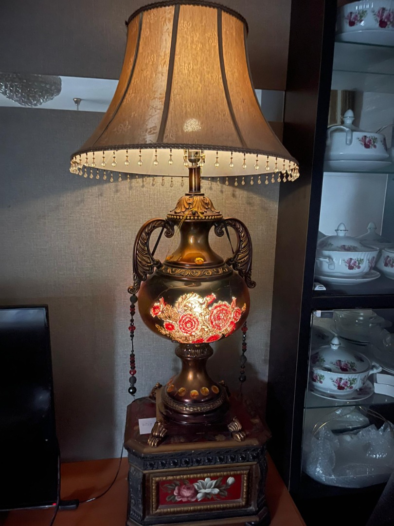 Europian Vintage Lamp Design, Furniture & Home Living, Lighting & Fans ...
