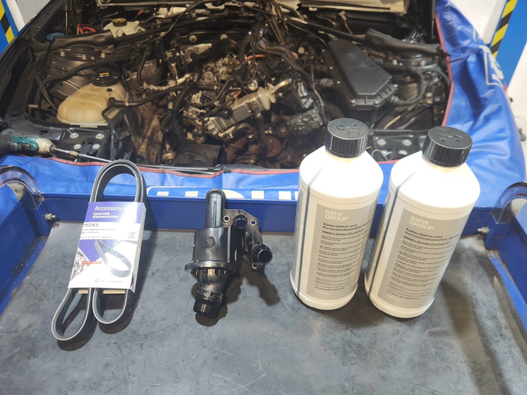 F20 116d Change Original Valve Cover, OEM Fuel Injector, Fan Belt ...