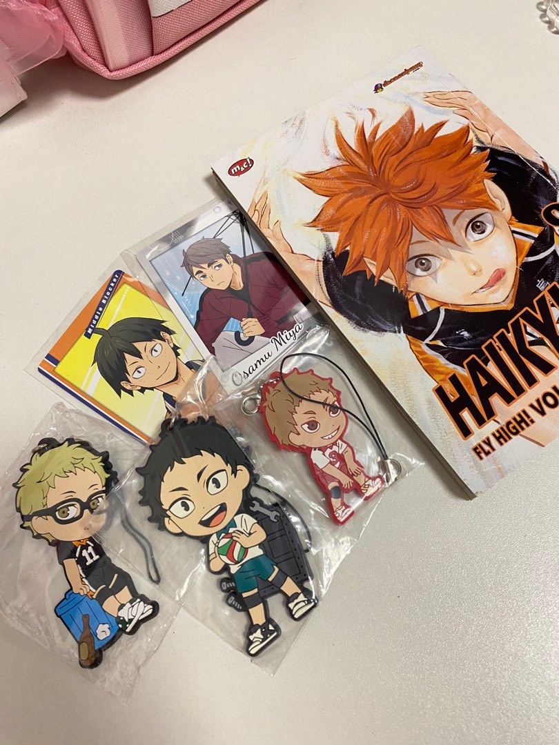 Haikyuu charm, manga, & cards set, Hobbies & Toys, Toys & Games on ...