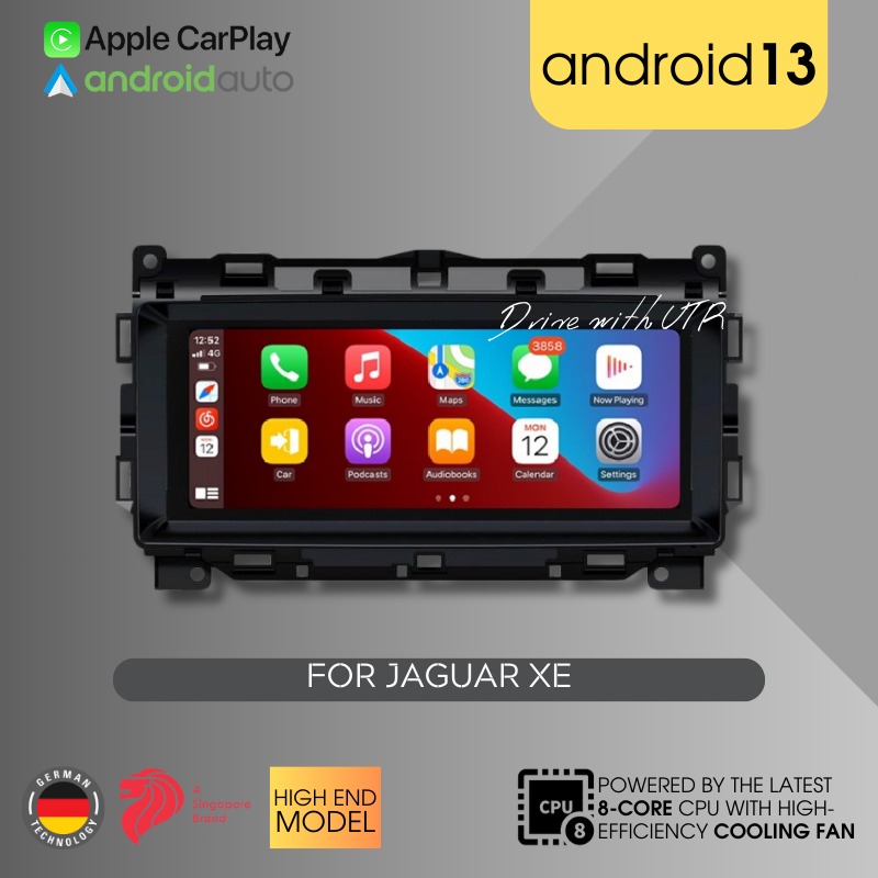 HIGH-END LATEST ANDROID 13 JAGUAR XE XF F-PACE ANDROID PLAYER FOR ...