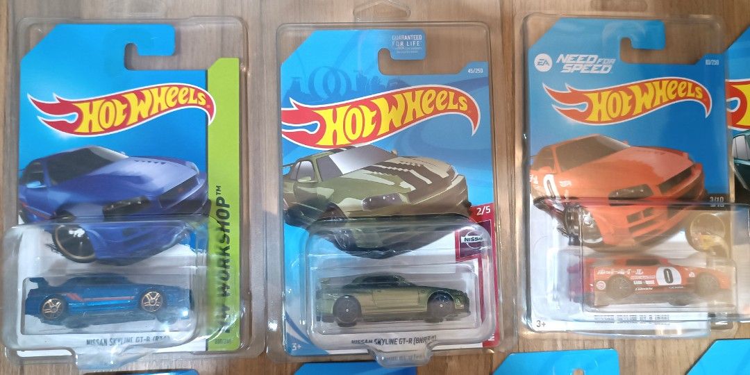 Hot wheels Nissan Skyline GTR R34 R33 R32, Hobbies & Toys, Toys & Games ...
