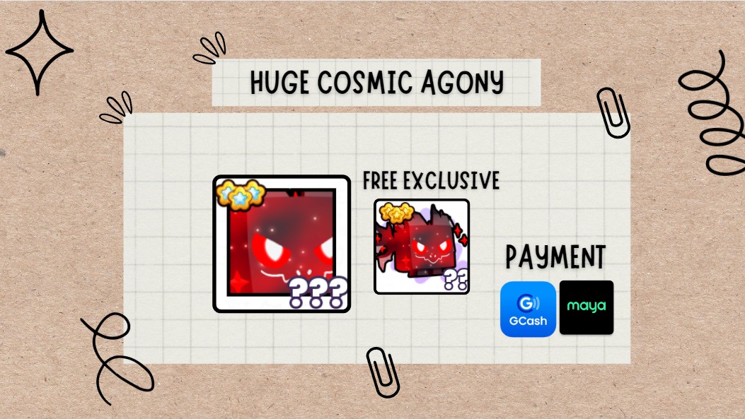 Huge Cosmic Agony and Axolotl (Pet Simulator), Video Gaming, Gaming ...