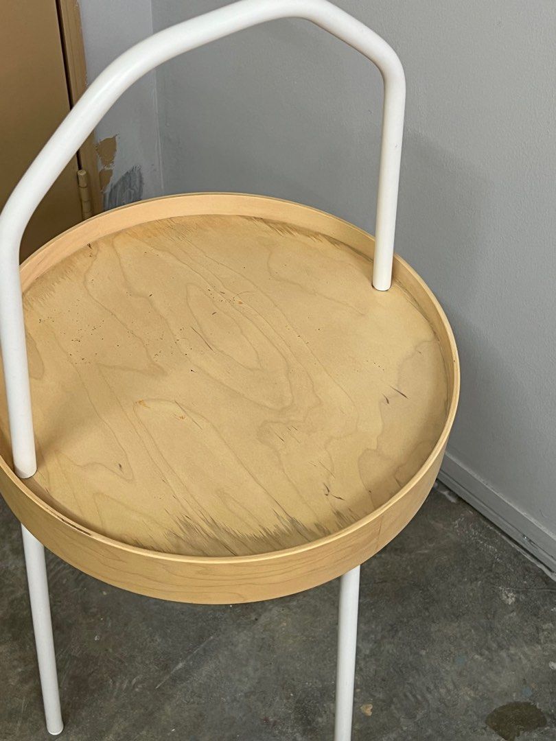 Ikea Burvik Red (side table), Furniture & Home Living, Furniture ...