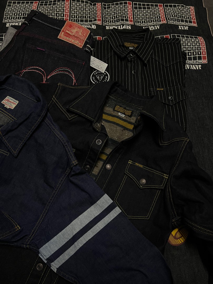 Iron heart,Momotaro,Samurai Jean Made In Japan, Men's Fashion, Tops ...