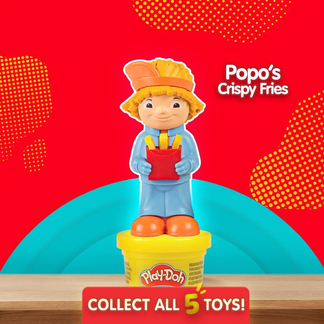 Jollibee Kids Meal Play-Doh Jolly Kitchen Pals YUM'S YUMMY BURGER ...