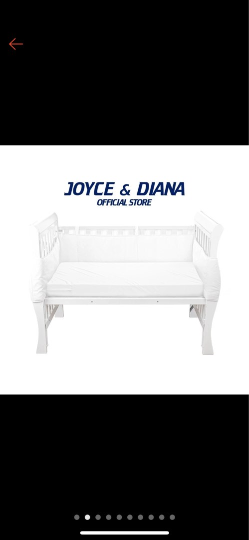 Joyce & Diana Premium Baby/Crib/Nursery Bumper Guard 28x52" - Plain ...