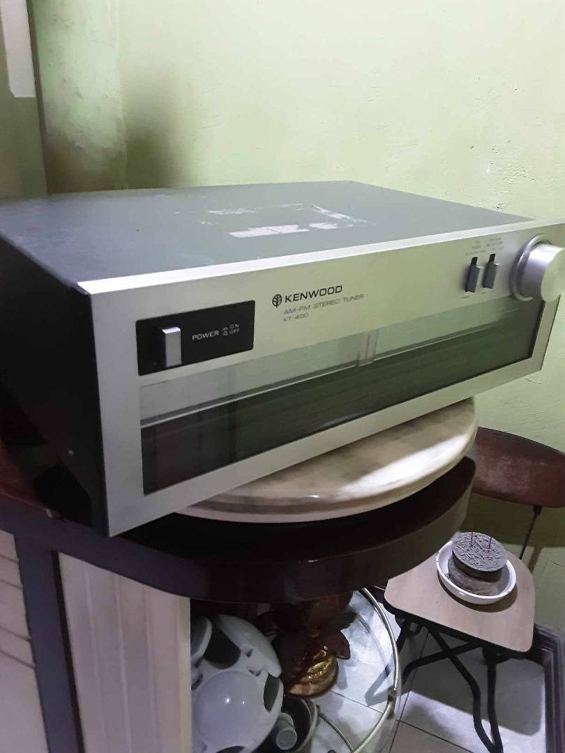 KENWOOD KT-400 AM FM Stereo Tuner (Rare model (not TRIO)- As is), Audio, Soundbars, Speakers ...