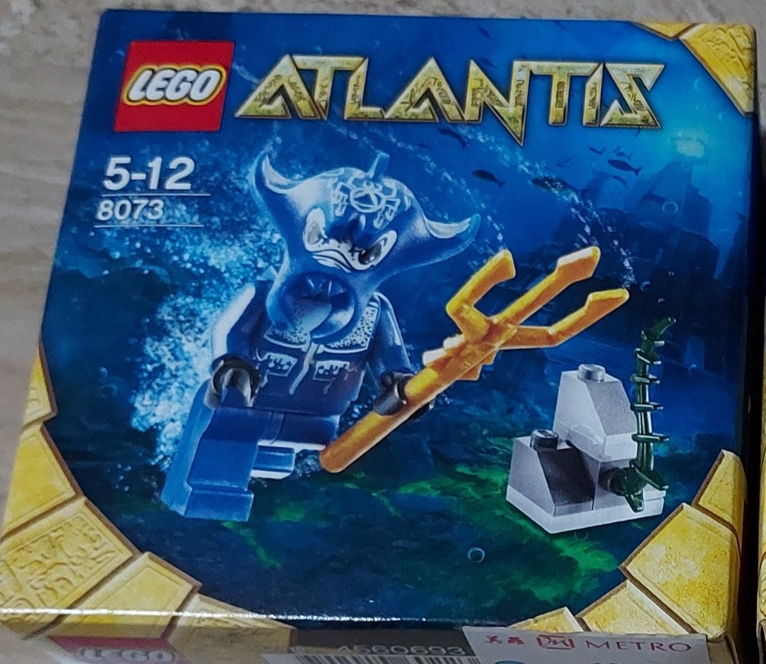 Lego Atlantis 8073 Manta Warrior New Sealed Box Authentic, Hobbies ...