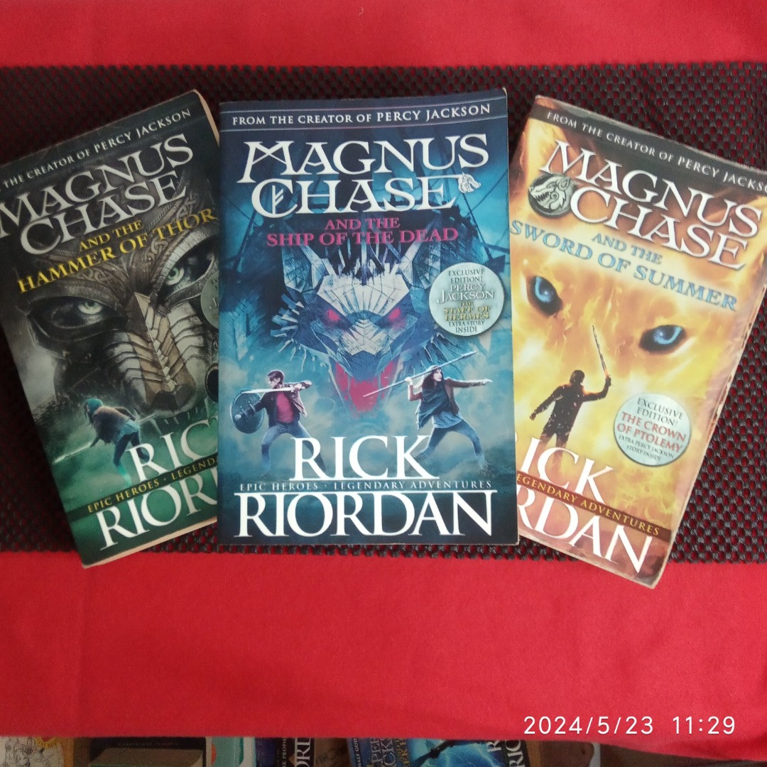 Magnus Chase Series - From The Creator of Percy jackson (English ...