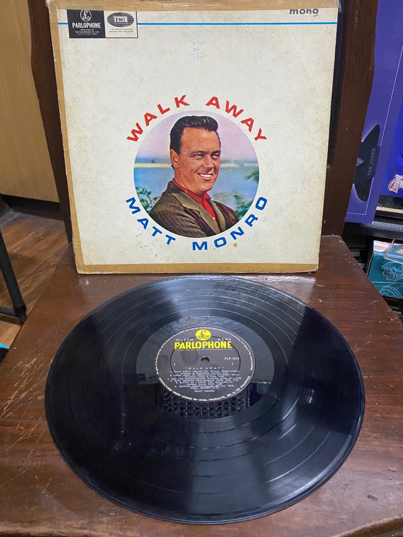 Matt Monro – Walk Away - Philippines Original Music Vinyl Record Album ...