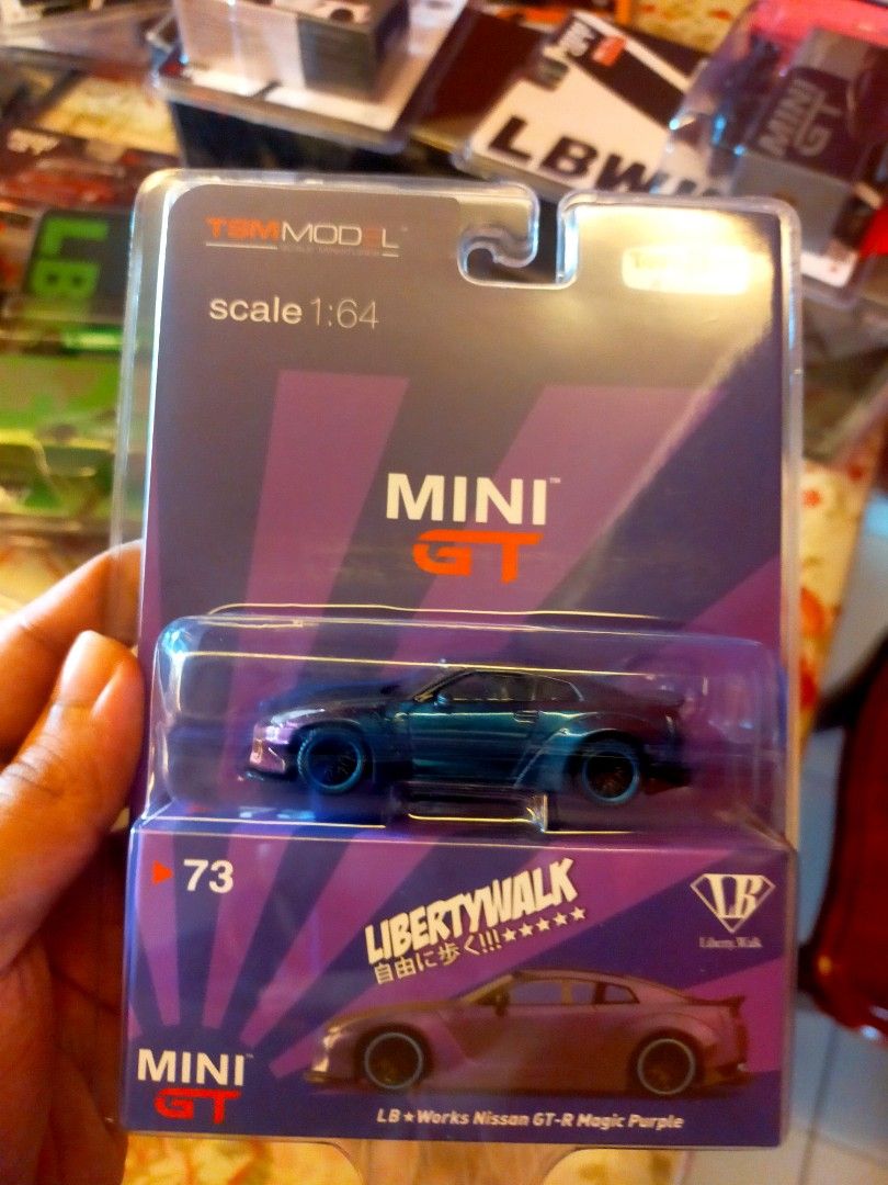Mini GT #63 LBWK Nissan Skyline GTR R35 Magic Purple Toy's Rus ...
