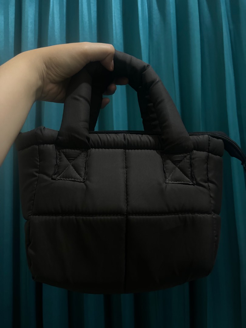 Mini Puff Bag Black - Tas Puffy Lucu, Fesyen Wanita, Tas & Dompet di ...