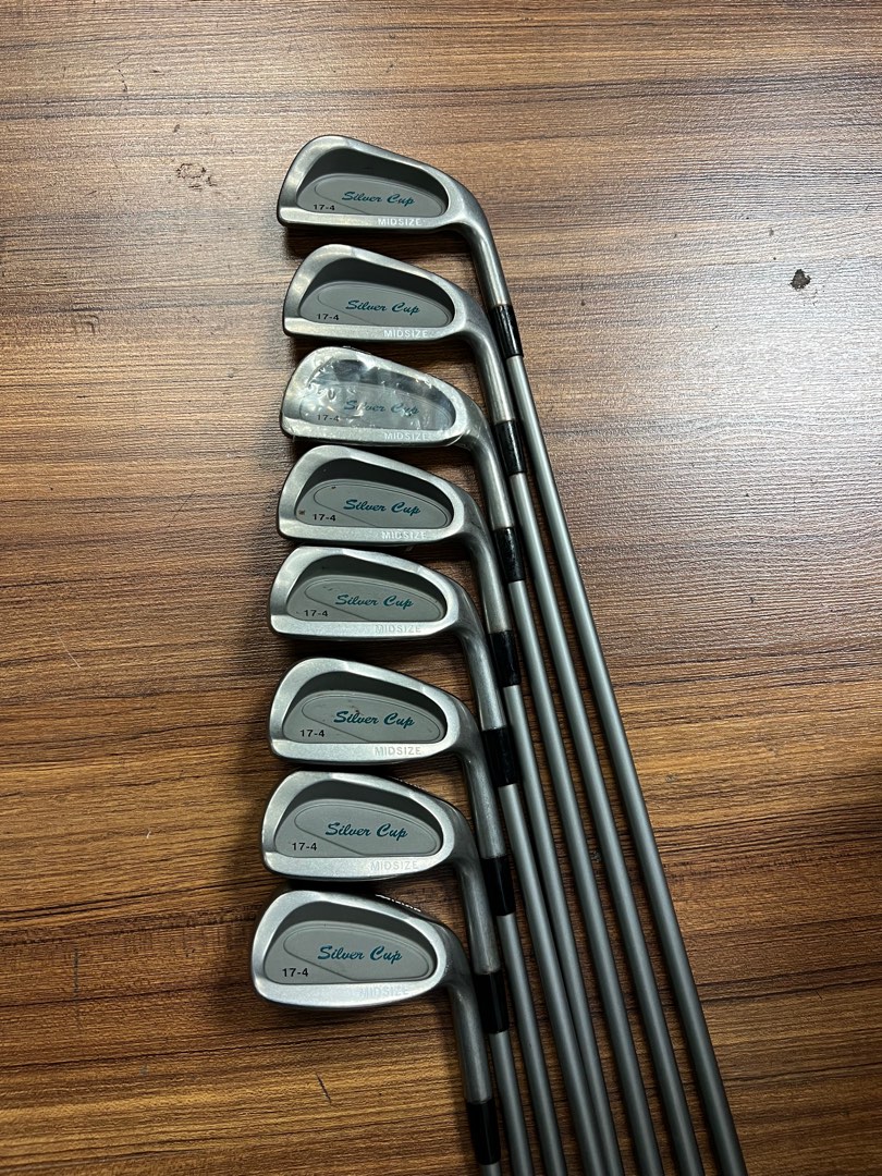 Mizuno Silver Cup 17-4 Irons (3-P) (8 Pieces) [With Regular Flex ...