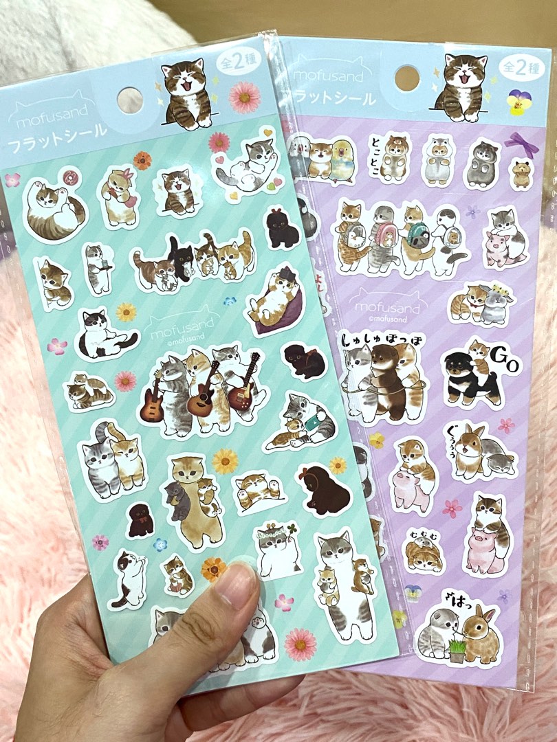 Mofusand Sticker Pack (Authentic) from Japan, Hobbies & Toys, Toys ...