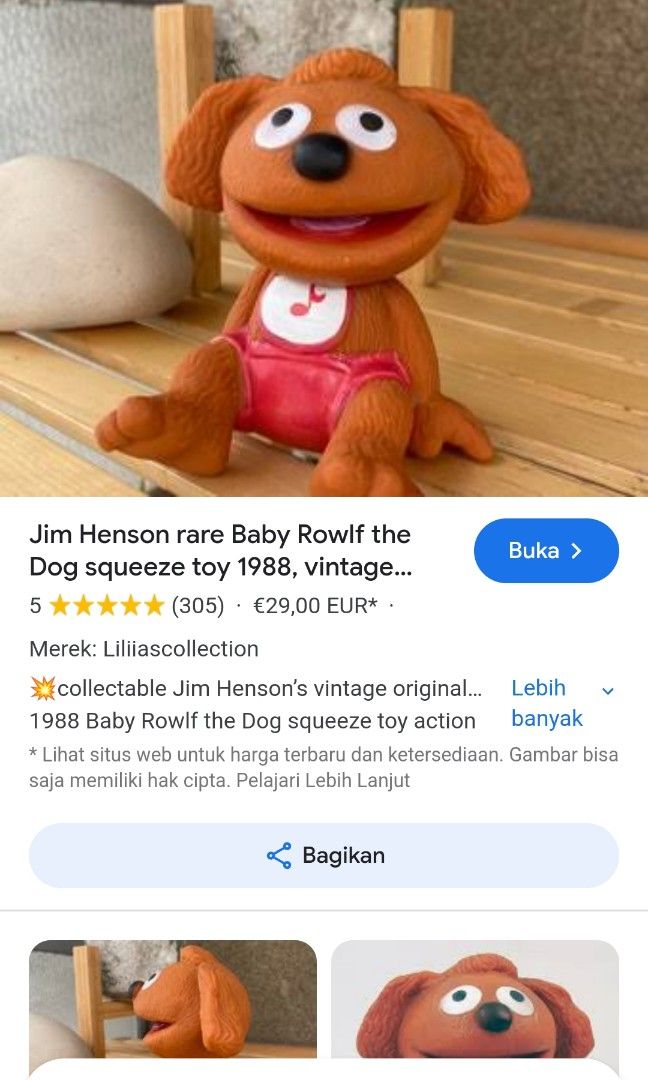 Muppets hasbro vintage 1985, Toys & Collectibles, Mainan di Carousell