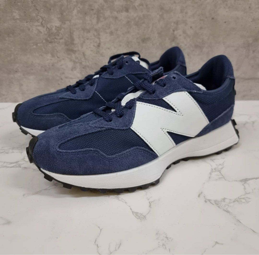 New balance 327 Natural Indigo White MS327CNW, 男裝, 鞋, 波鞋 - Carousell