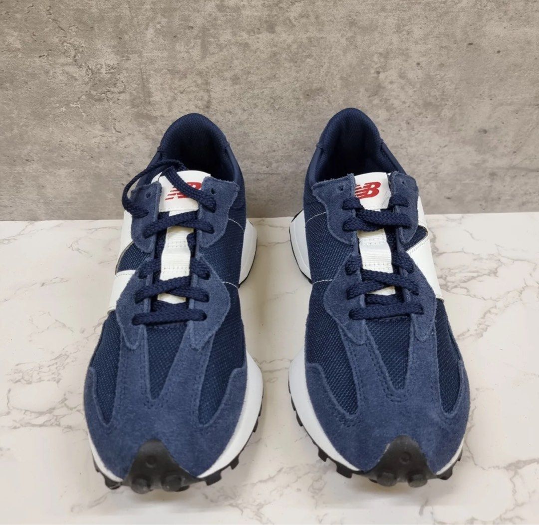 New balance 327 Natural Indigo White MS327CNW, 男裝, 鞋, 波鞋 - Carousell
