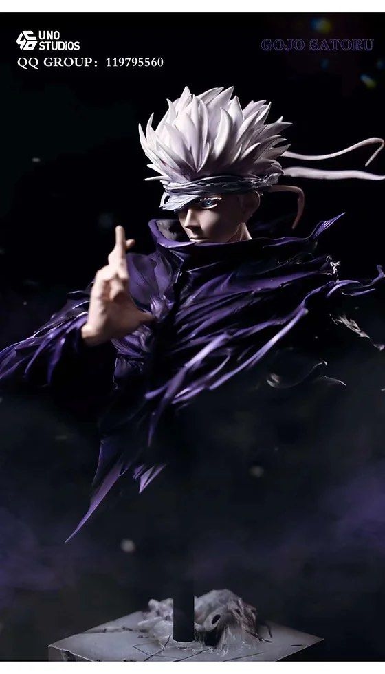 NEW Uno studio Gojo Satoru Resin Statue set jujutsu kaisen jjk, Hobbies ...