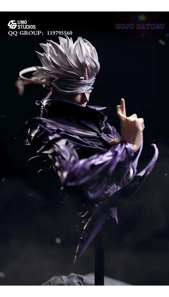 NEW Uno studio Gojo Satoru Resin Statue set jujutsu kaisen jjk, Hobbies ...