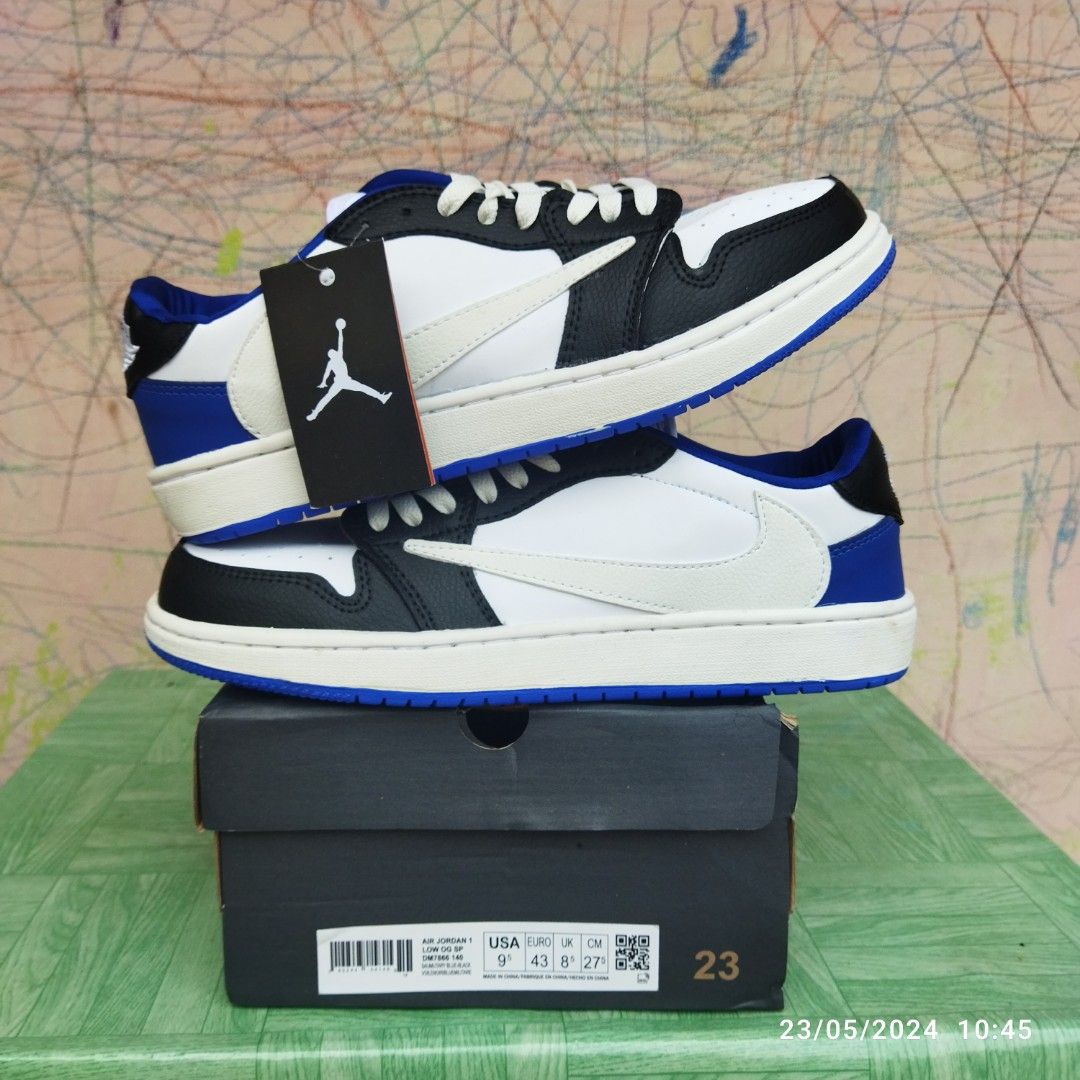 Nike air Jordan X Travis Scott (new jual cepet), Fesyen Pria, Sepatu ...