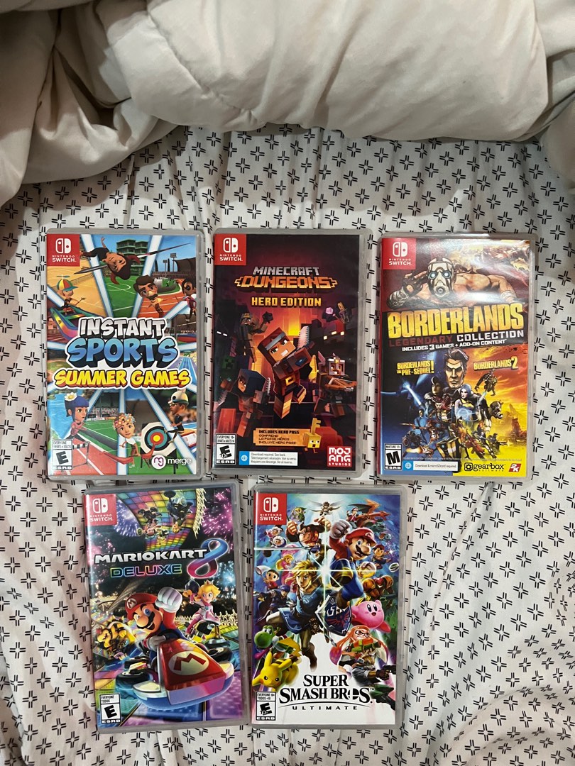 Nintendo Switch Games Bundle, Video Gaming, Video Games, Nintendo on ...
