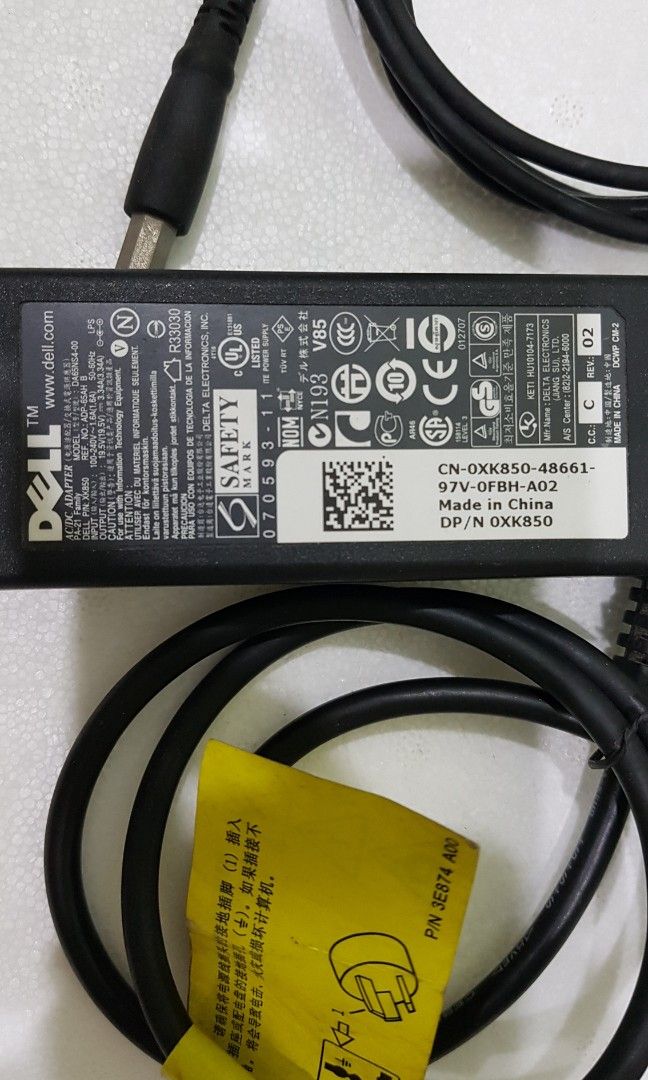 Original Dell AC/DC Adapter Model: DA65NS4-00 , Computers & Tech, Parts ...