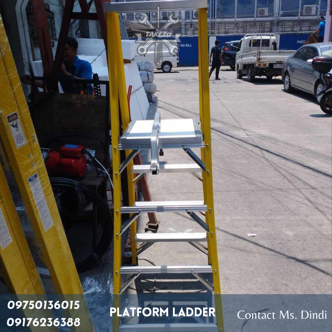 Platform ladder, Commercial & Industrial, Industrial Equipment on Carousell