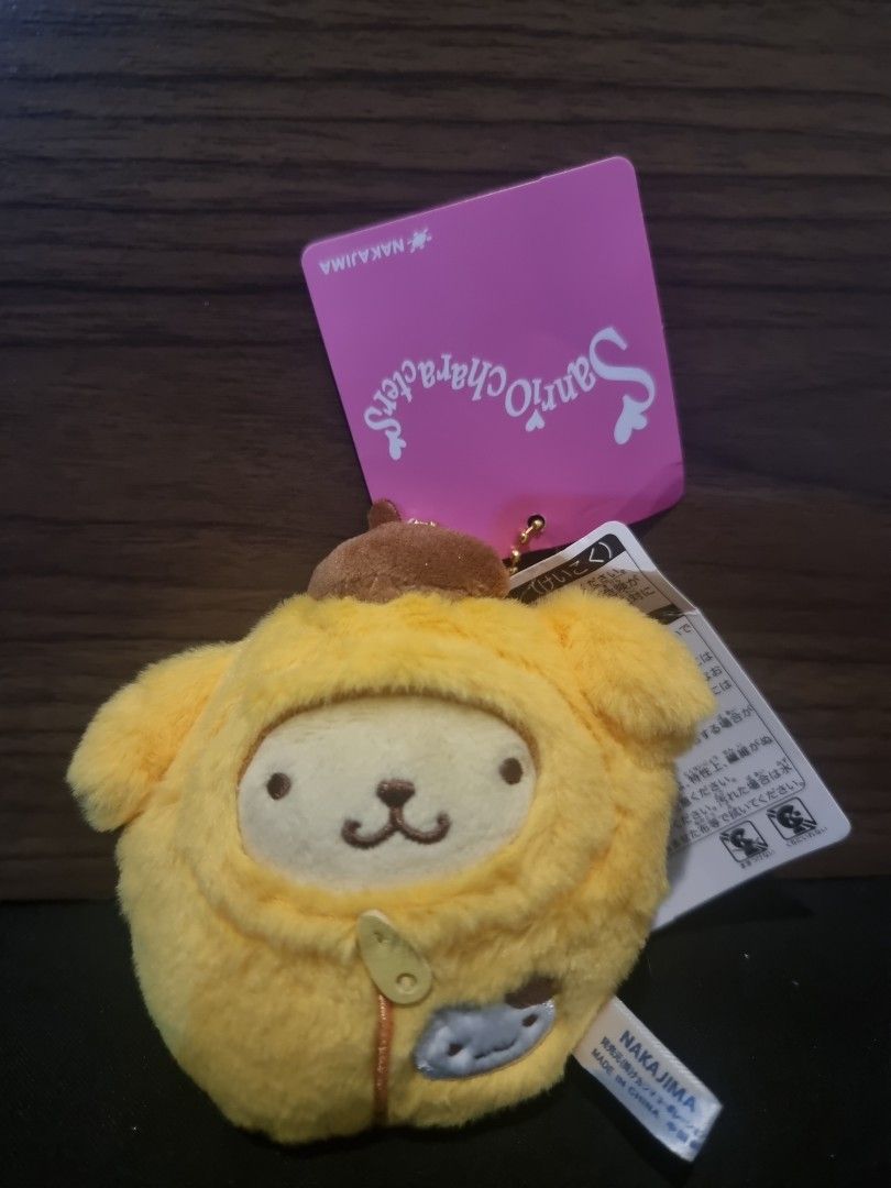 Pompompurin Sleeping Bag Ball Keychain Ganci Sanrio Original Japan ...