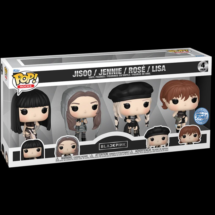 (PRE ORDER) Blackpink 4-pack Funko Pop! Jennie, Jisoo, Rose, Lisa ...