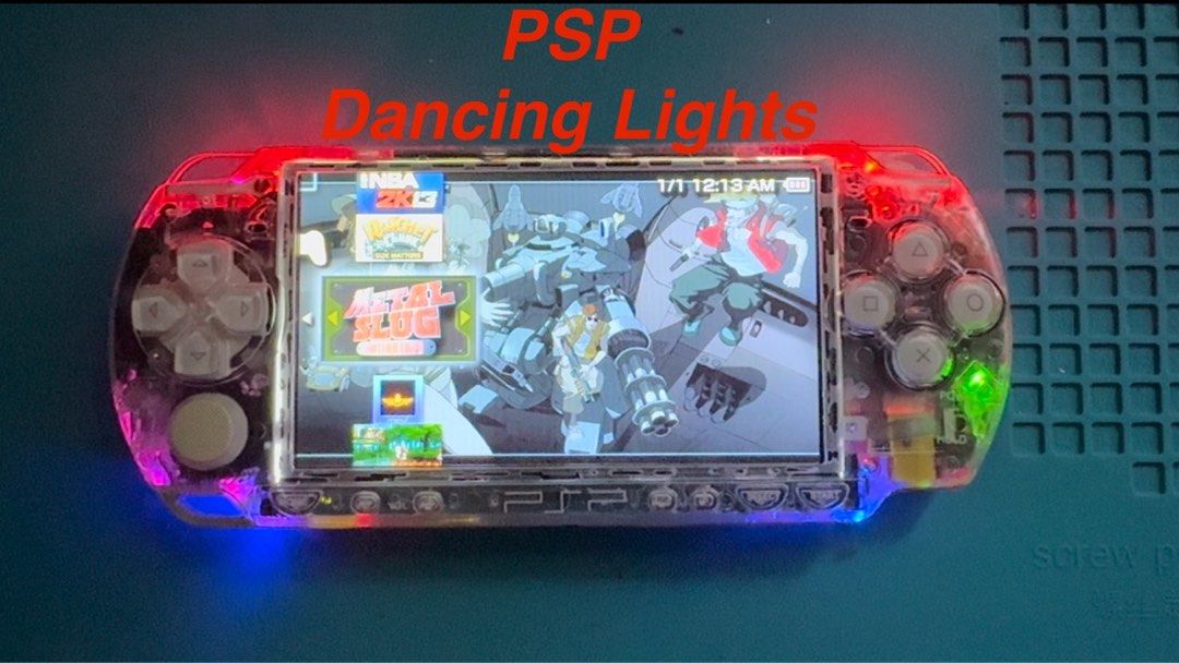 PSP - Dancing Light Mod, Video Gaming, Video Game Consoles, PlayStation ...