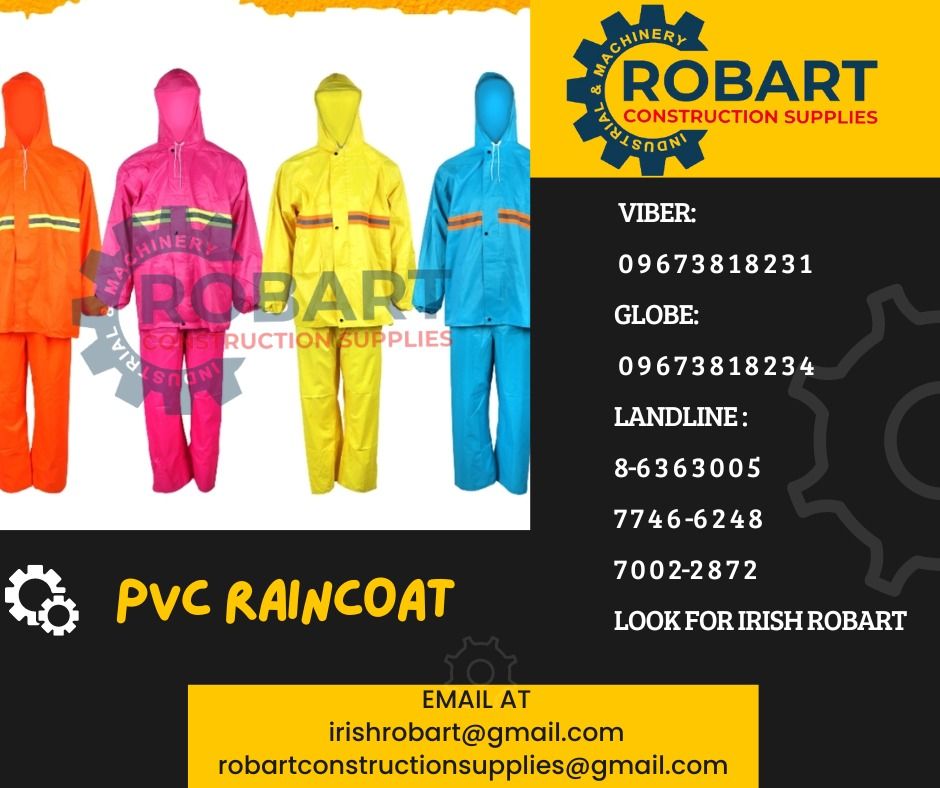 pvc raincoat, Commercial & Industrial, Construction Tools & Equipment ...