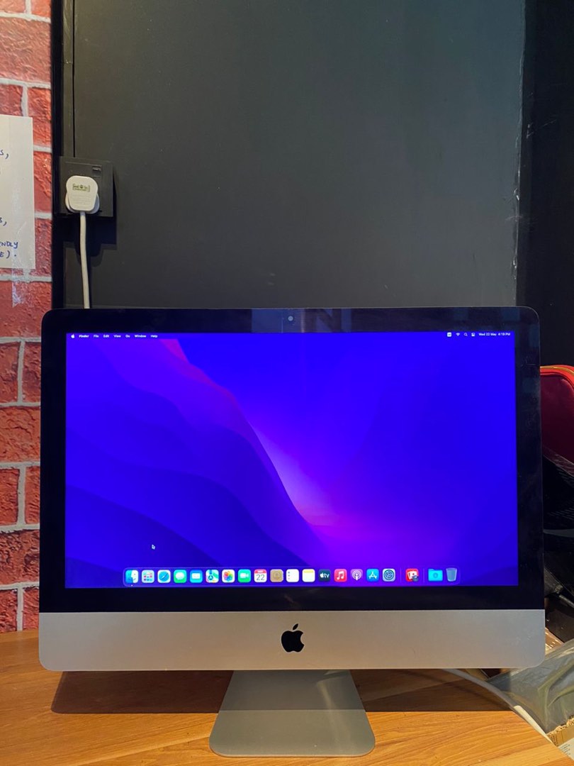 S107- iMac Late 2015 (21.5”) CPU: Intel i5 2.8GHz Quad Core RAM: 8GB ...